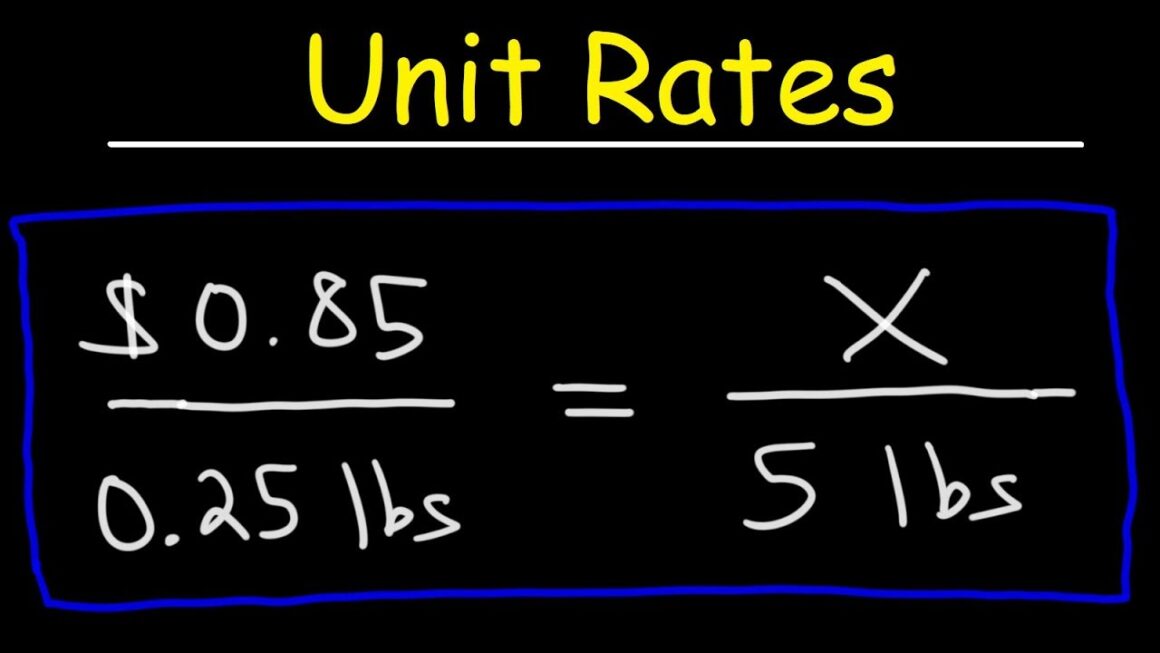 4 Tips for Solving Unit Rate Problems - Campus Beast