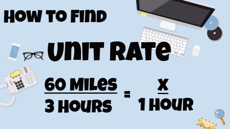 4 Tips for Solving Unit Rate Problems - Campus Beast